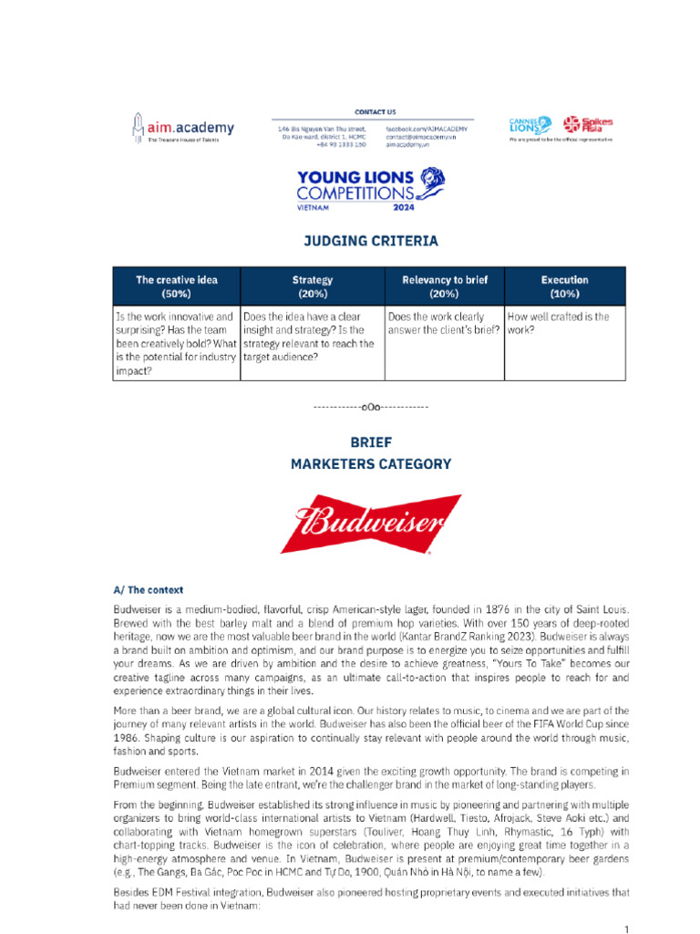 Marketers - VYL 2024 | PDF