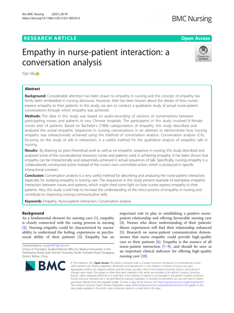 Ariculo en Ingles Empatia | PDF | Empathy | Behavioural Sciences