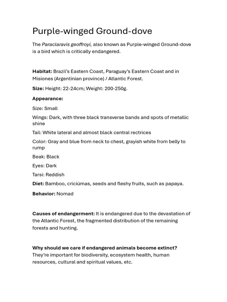 Endangered Species Research | PDF