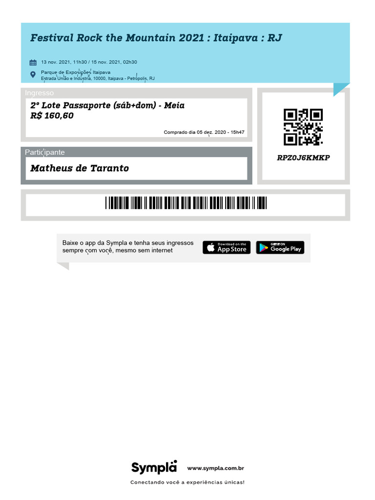 Ingresso RTM | PDF