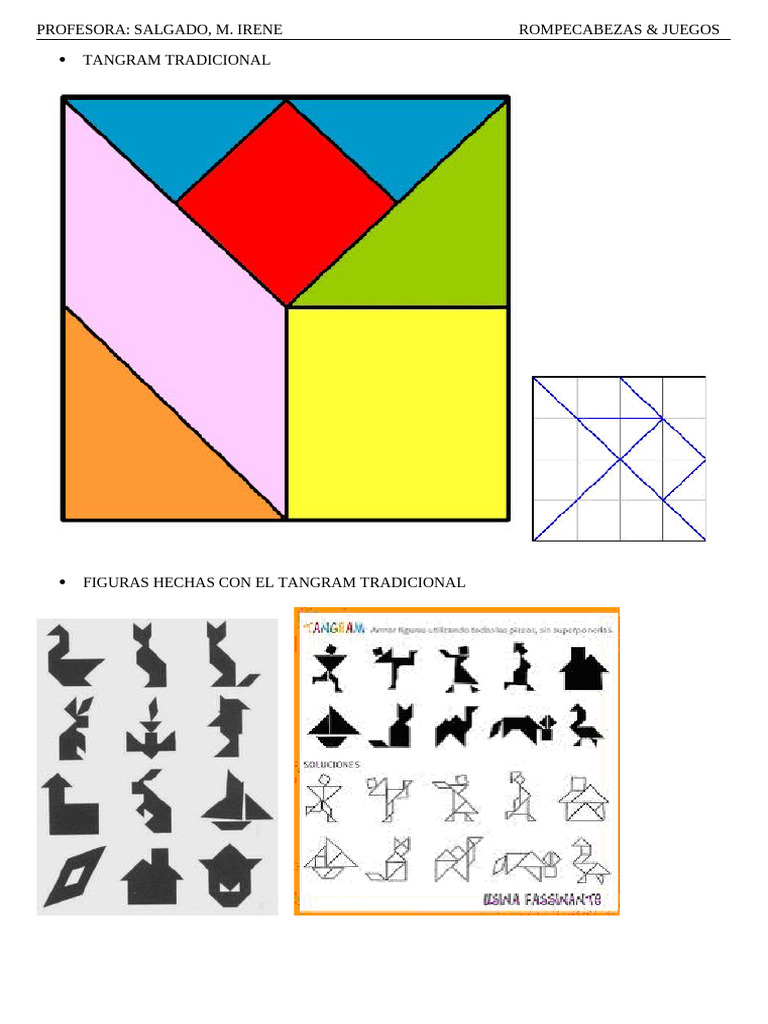 Figuras y Tipos de Tangram | PDF