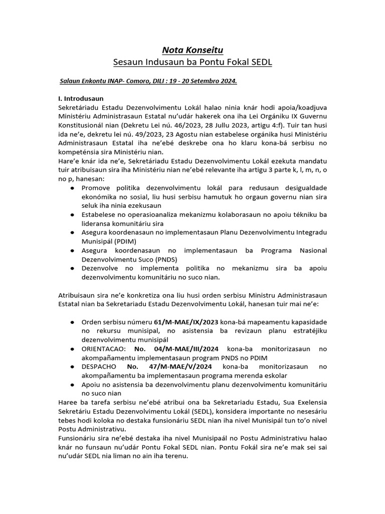 AUG - FINAL - 270824 - Indusaun-Nota Konseitu - Modified Inputs | PDF