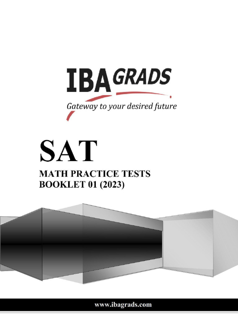 JPG SAT Math Practice Tests Booklet 01 2023 | PDF