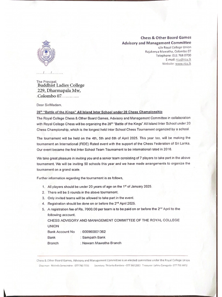 Buddhist Ladies College | PDF