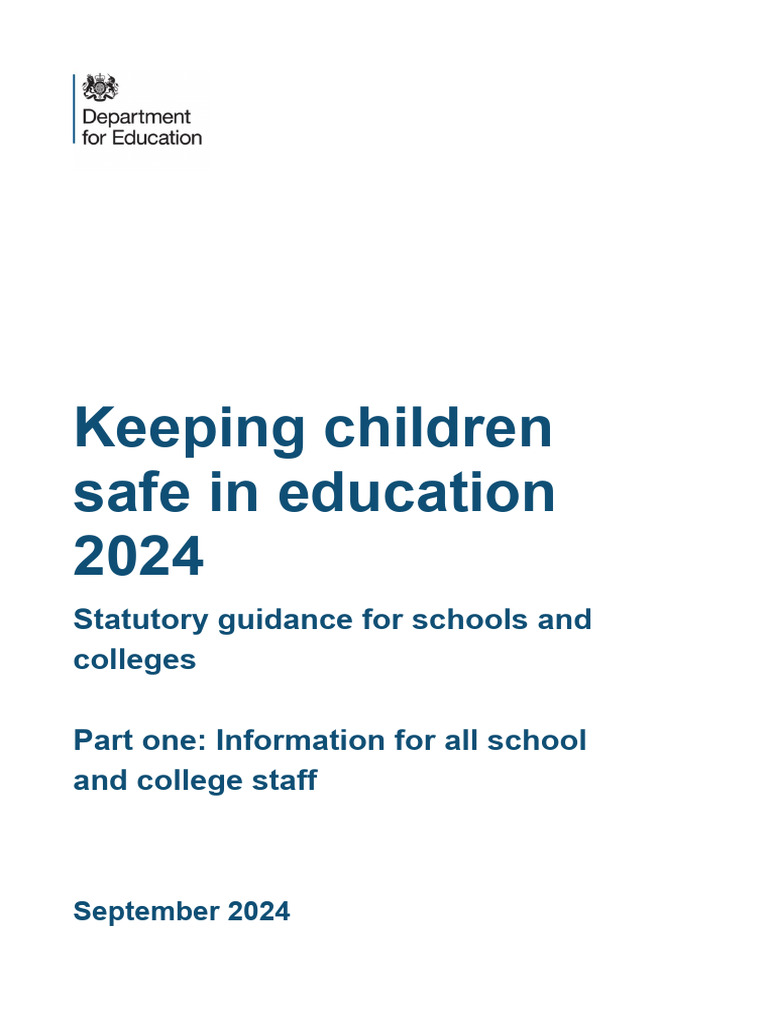 KCSiE Part 1 and Annex A | PDF | Child Abuse | Child Neglect