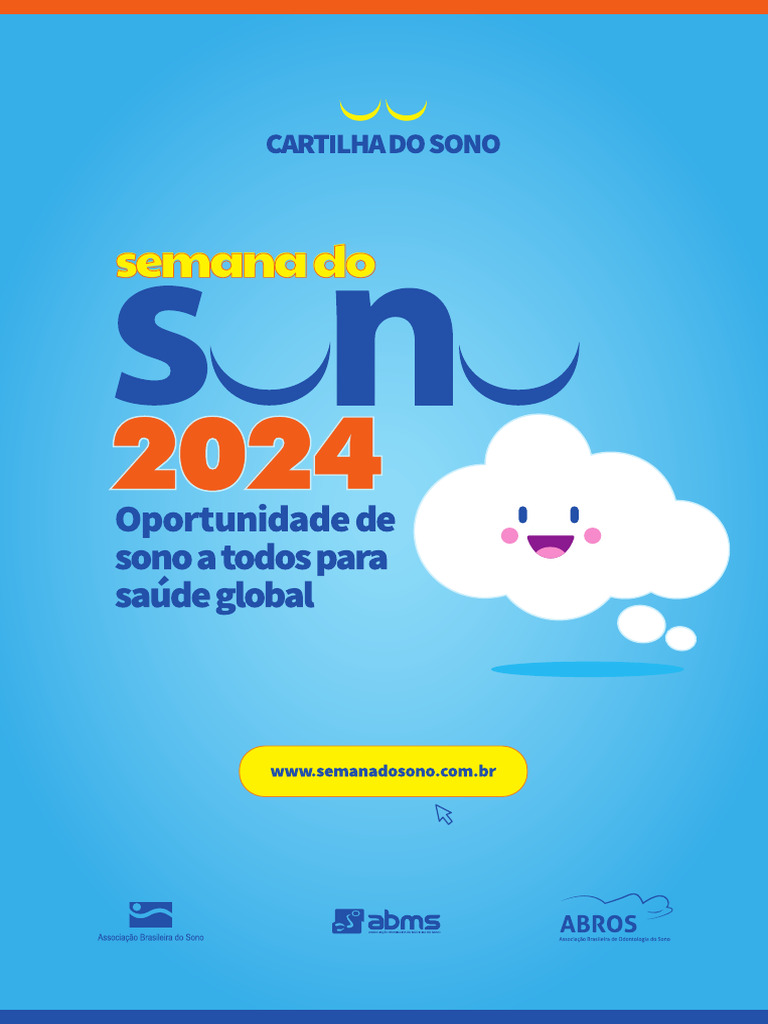 Cartilha Semana Do Sono 2024 | PDF | Insônia | Dormir