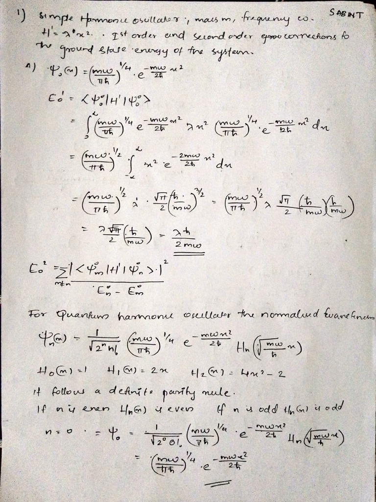 QM II assignment 1 | PDF