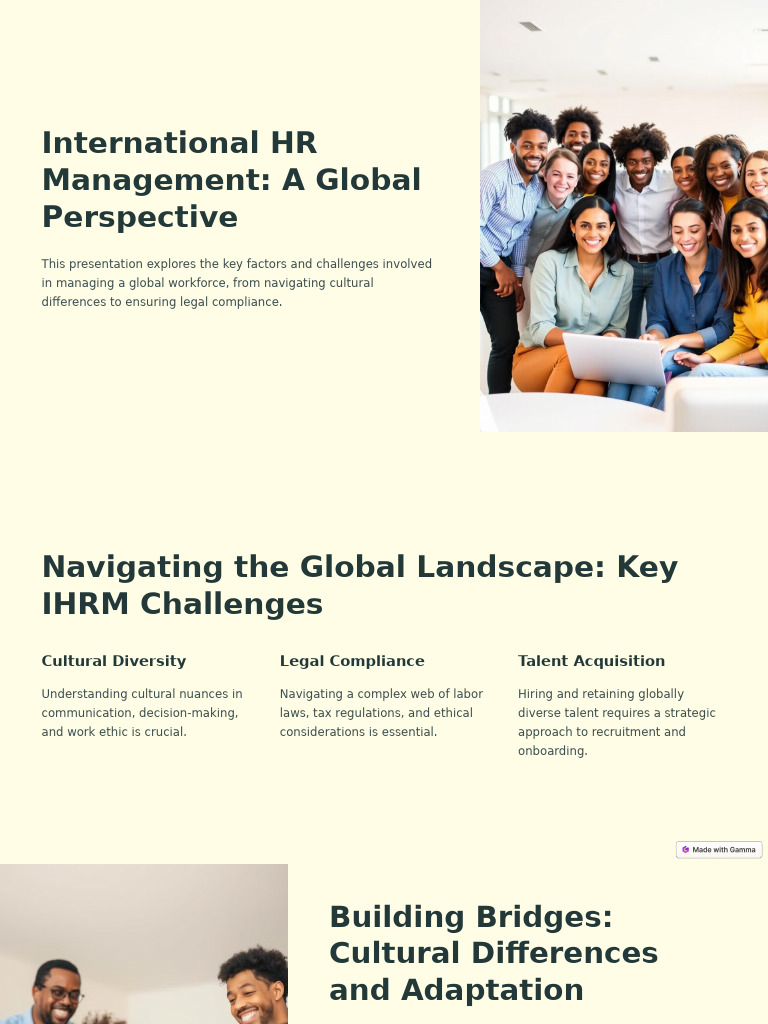 International-HR-Management-A-Global-Perspective | PDF | Employment ...