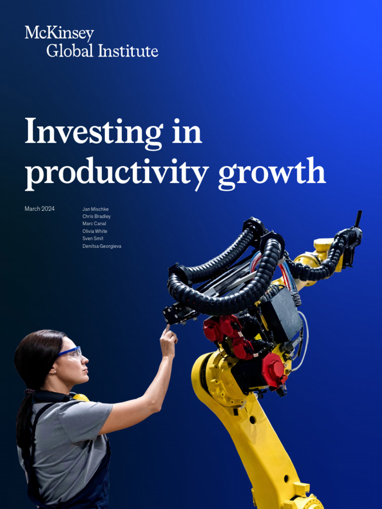 investing-in-productivity-growth-vf | PDF | Economic Growth | Human Capital