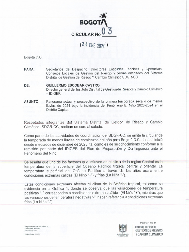 Circular No 03 Del 24-01-2024 | PDF