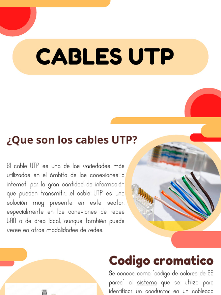 Cable Utp | PDF | Red de área local | Ingeniería Informática