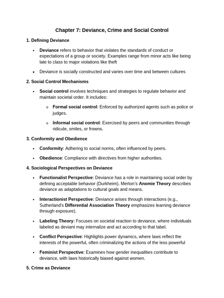 Introduction To Sociology | PDF | Deviance (Sociology) | Family