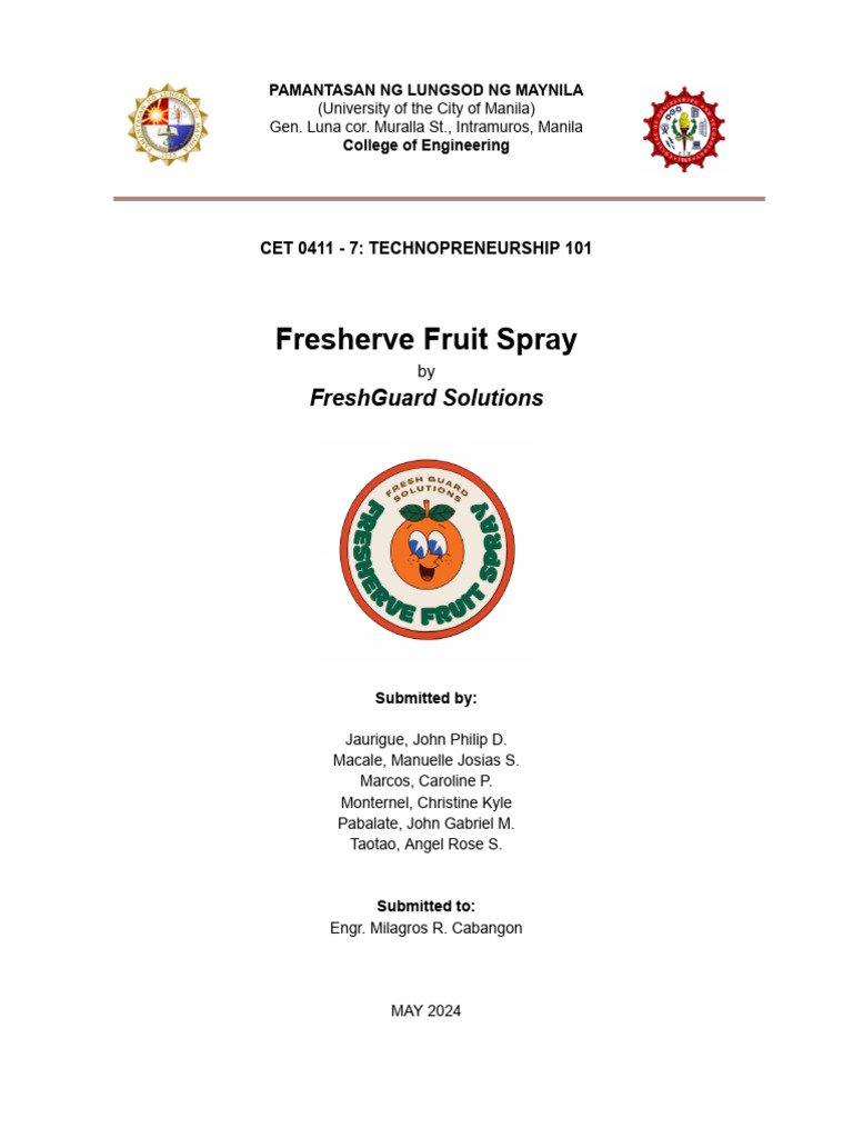 Cet 0411 7 Group 2 Project 1 | PDF | Food Preservation | Antimicrobial