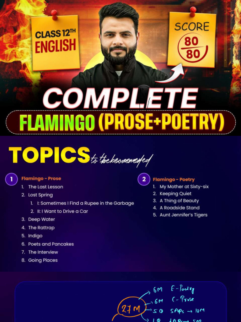 Flamingo Pros + Poetry Compressed | PDF