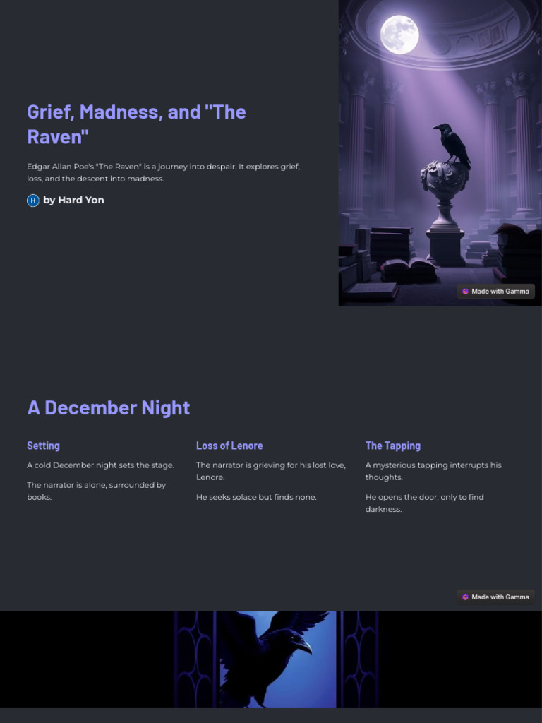 Grief Madness and The Raven | PDF