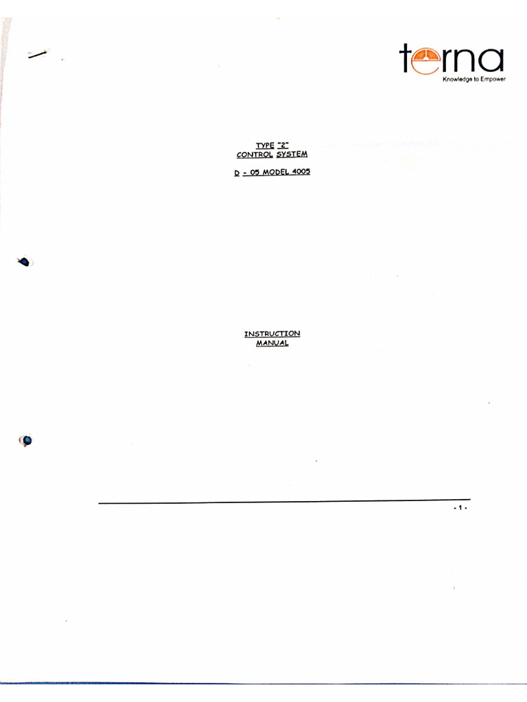 Type 2 Controlsystem | PDF