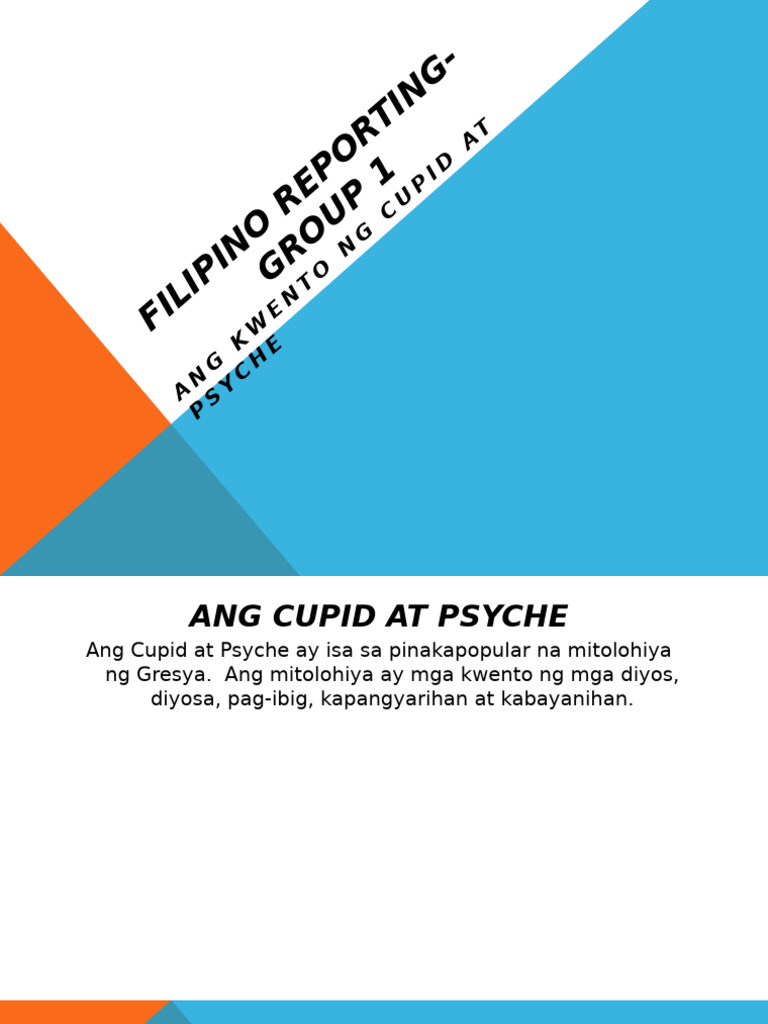 Cupid at Psyche-greek Mythology | PDF