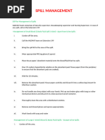 Ecolab Spill Kit Management Checklist | PDF | Personal Protective ...