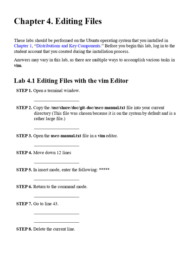 Assignment-4 Editing Files | PDF | System Software | Software