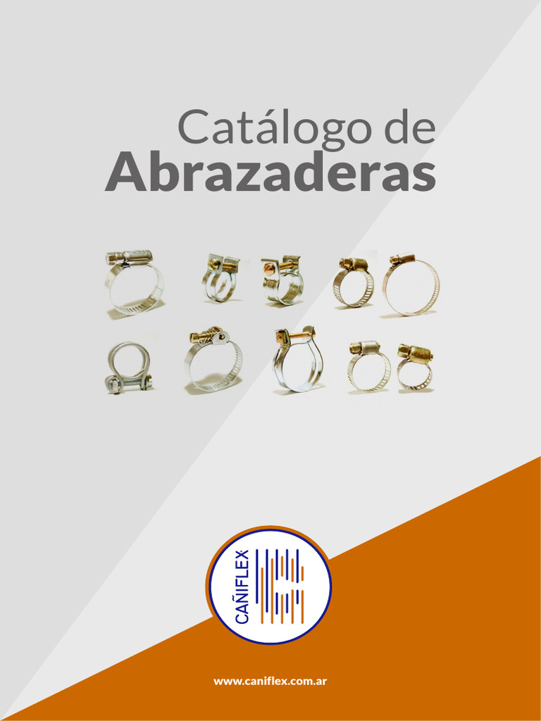 Catalogo Abrazaderas | PDF | Tornillo | Materiales de construcción