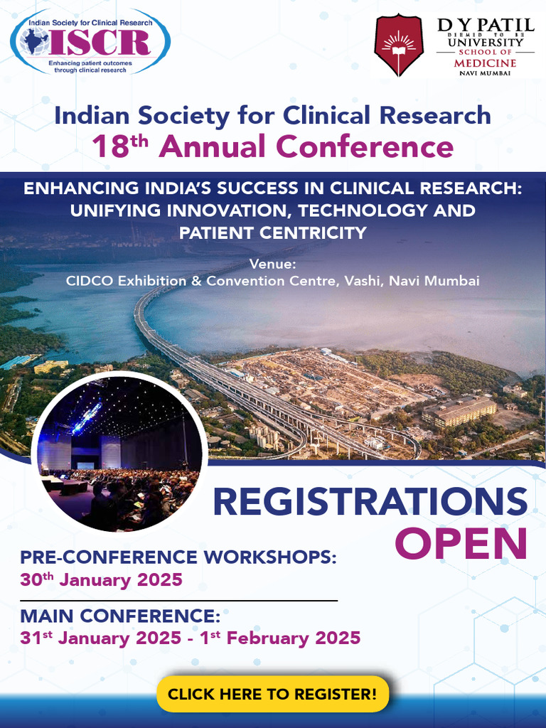 ISCR 2025 Annual Conference Details | PDF | Clinical Trial | Inquiry
