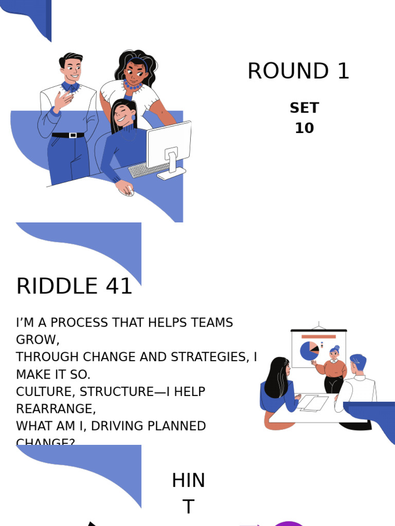 HR Riddles: Workplace Concepts Explained | PDF