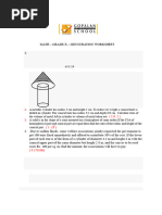 Mensuration Formula Sheet | PDF | Area | Sphere