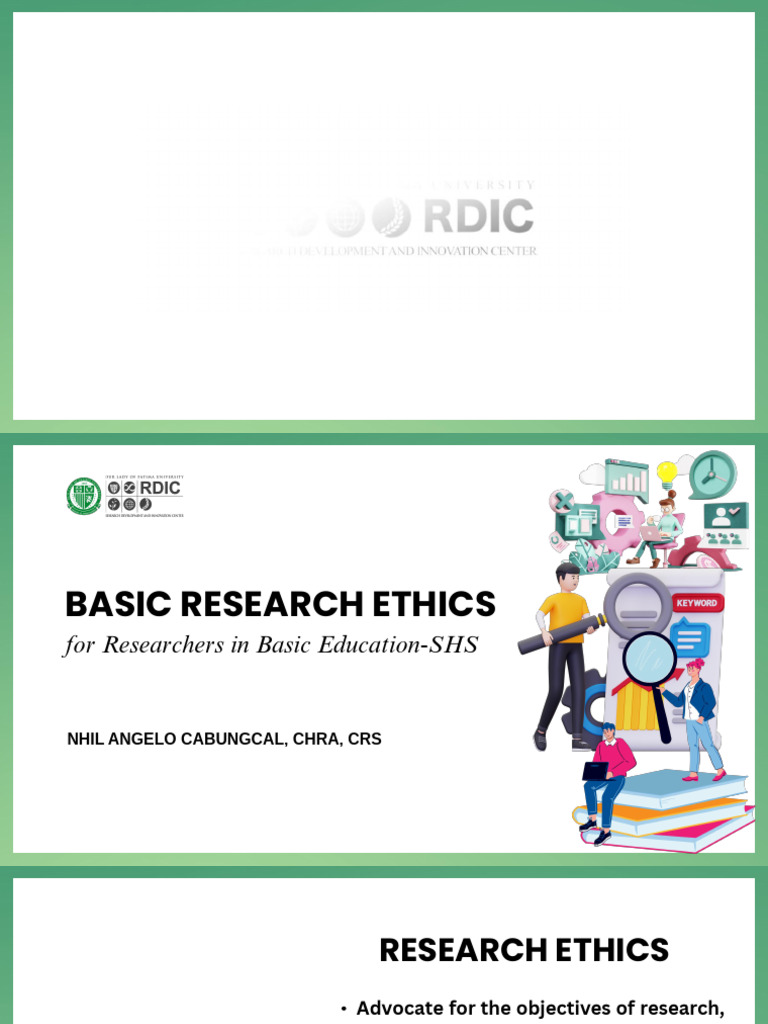 SESSION-3-Research-Ethics | PDF | Reading Comprehension | Learning