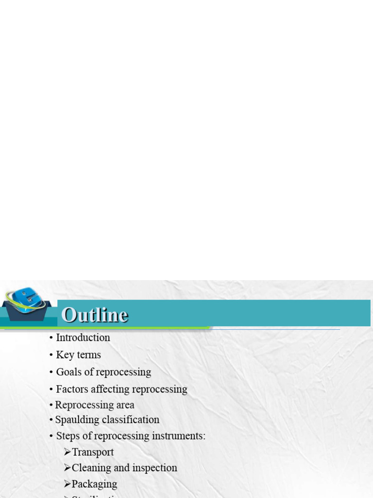 instrument reprocessing part I (111) | PDF | Sterilization ...