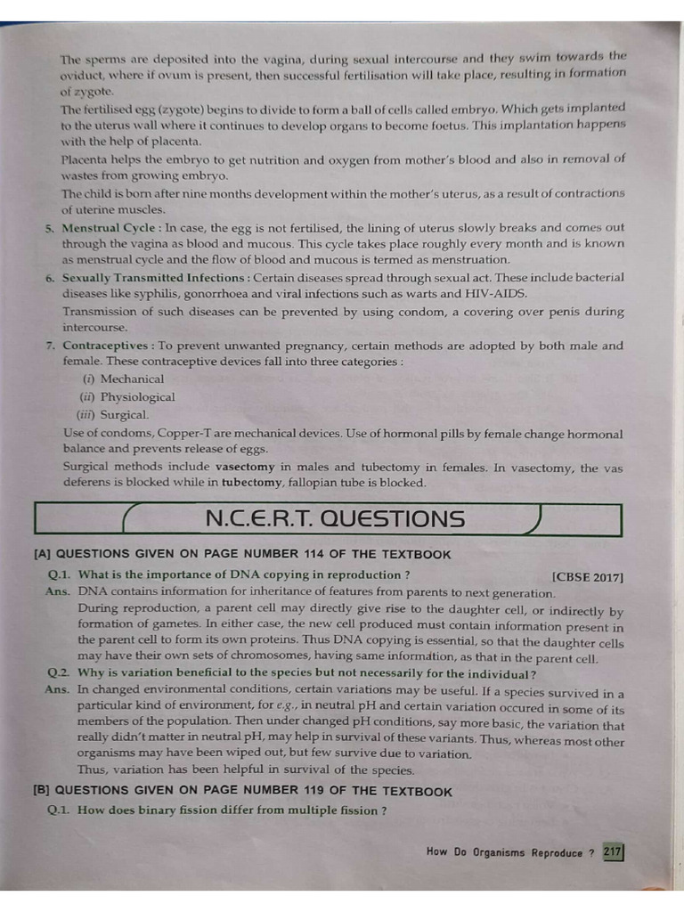 How Do Organisms Reproduce Qna | PDF