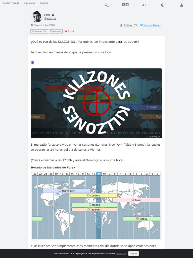 ¿Qué Es Eso de Las KILLZONES - ¿Por Qué Es Tan Importante para Los Traders - Te Lo Explico en ...