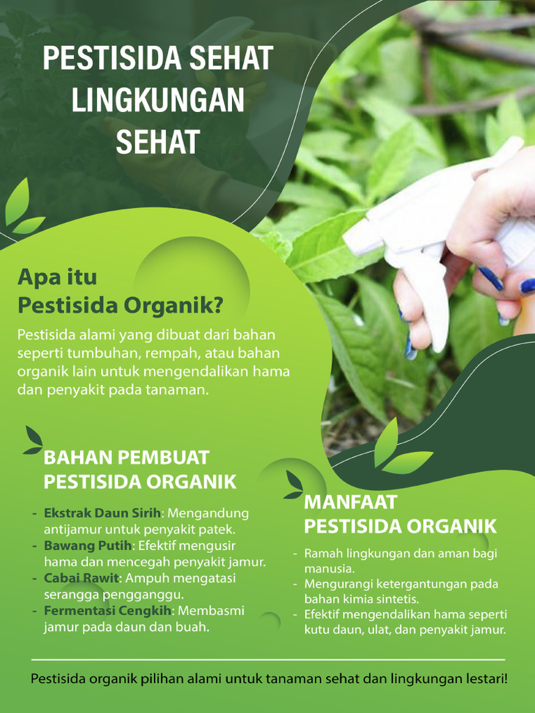 Poster Pestisida Sehat | PDF