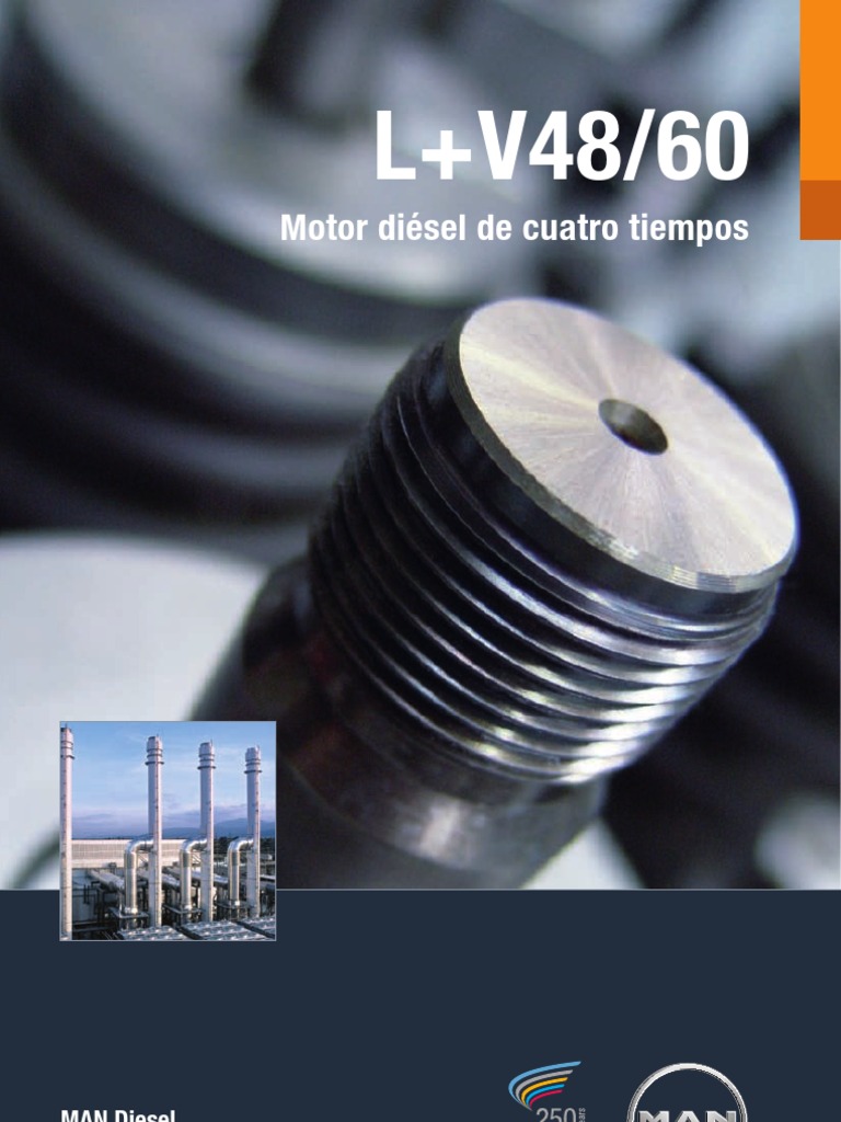 Brochure 4 Stroke L+V4860 Esp | PDF | Pistón | Motor diesel