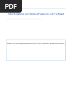 CAPE-V Scoring Guidelines and Example | PDF | Human Voice | Perception