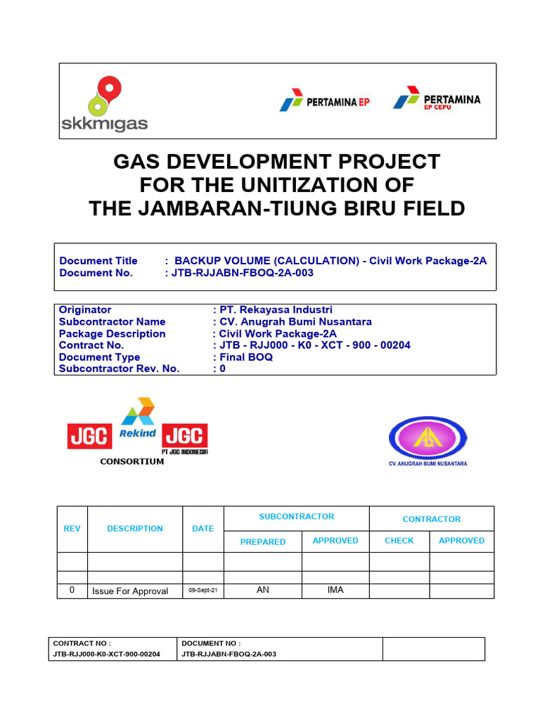 JTB-RJJABN-FBOQ-2A-003 BACKUP VOLUME (CALCULATION) | PDF | Concrete | Masonry