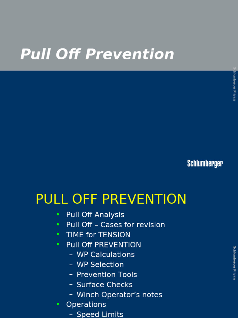 Pull Off Prevention | PDF