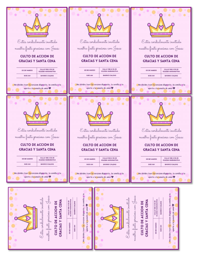 INVIT CULTO DE JOVENES | PDF