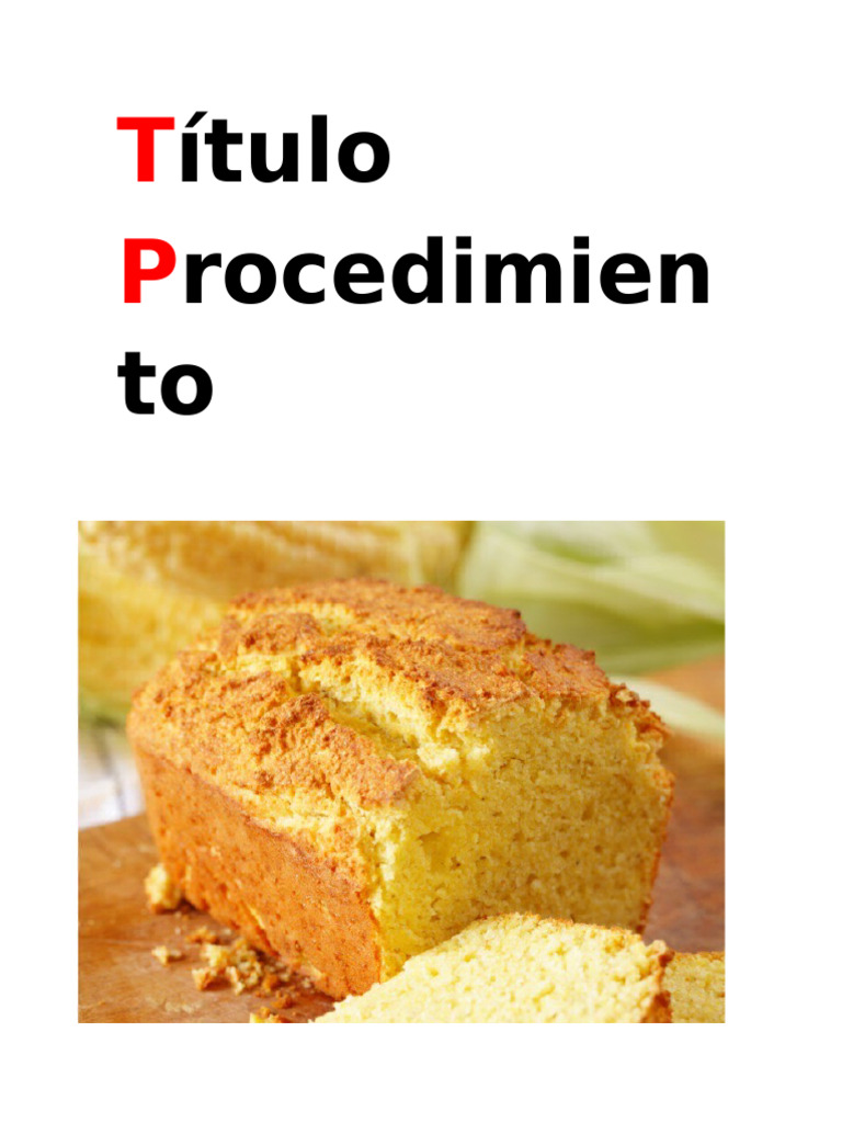 Procedimiento de Ingredientes Esenciales | PDF