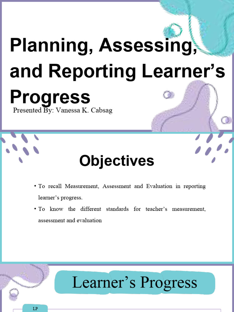 Planning, Assessing | PDF