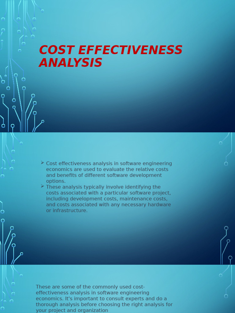 Cost Effectiveness Models | PDF | Net Present Value | Internal Rate Of ...