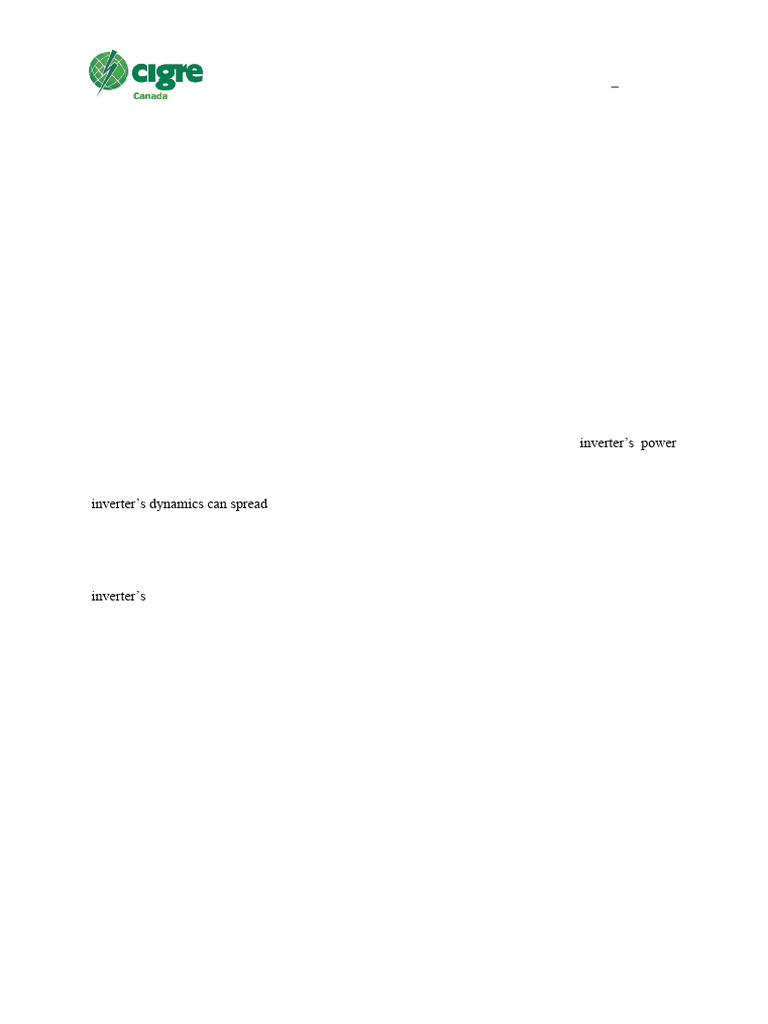 763 Grid Forming Inverter Interaction Studies Using Small Signal Stability Assessment | PDF ...