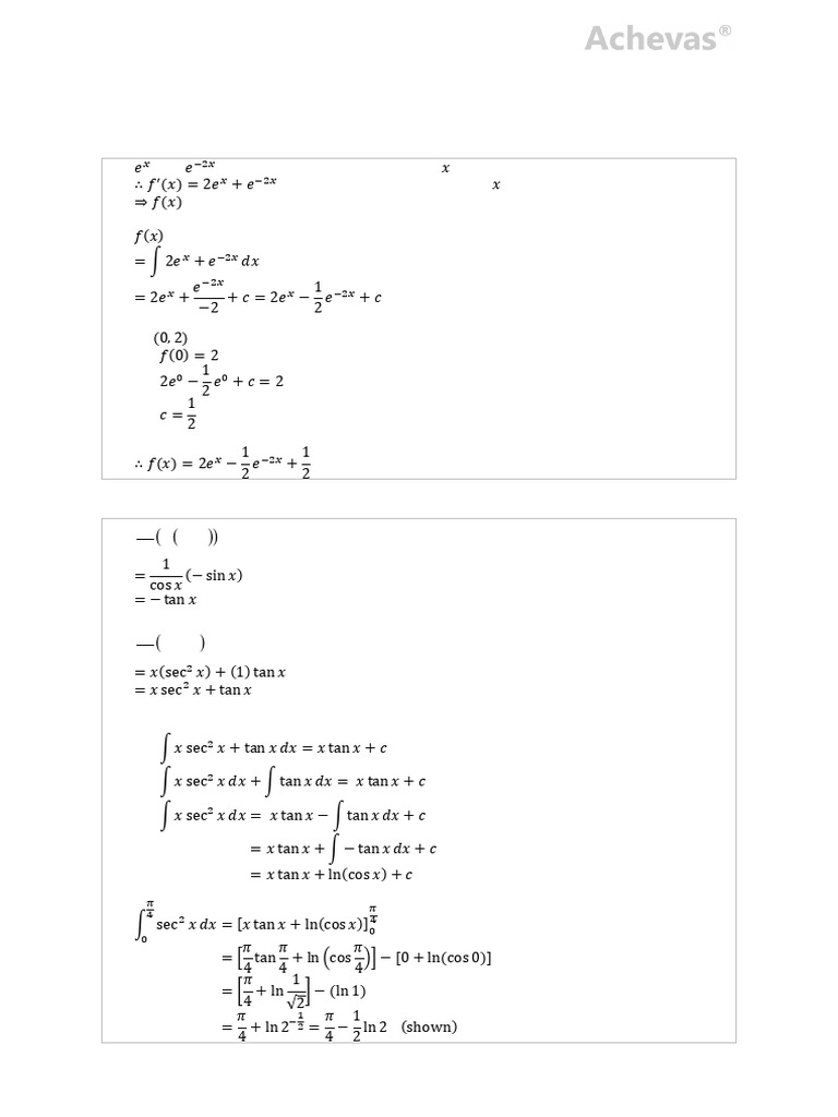 2015 Cambridge AMaths Paper2 Solutions | PDF | Geometric Shapes ...