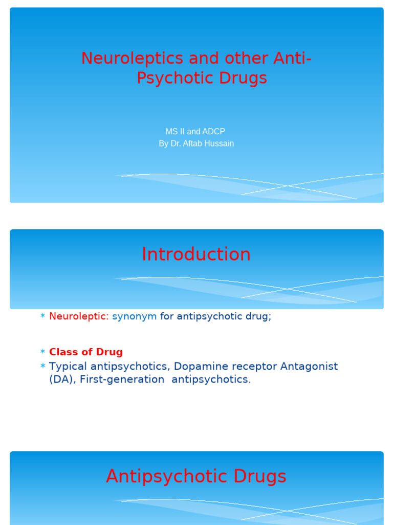 antipsychotic drugs | PDF | Olanzapine | Risperidone