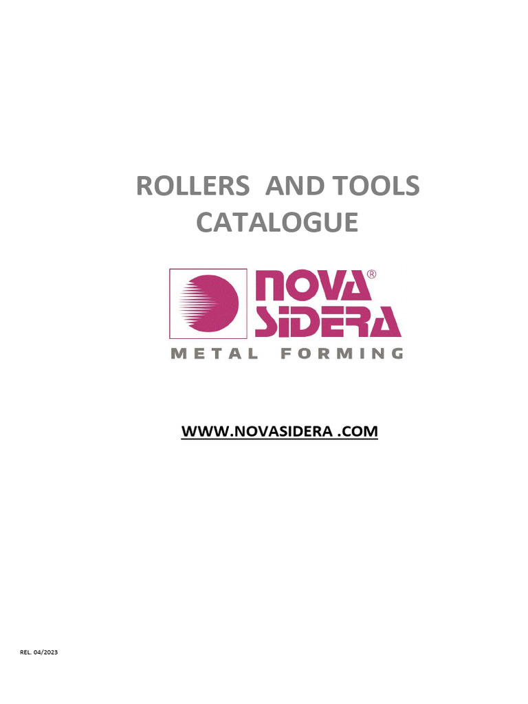 ROLLERS AND ACCESSORIES CATALOGUE - Relese04 | PDF | Materials | Metals