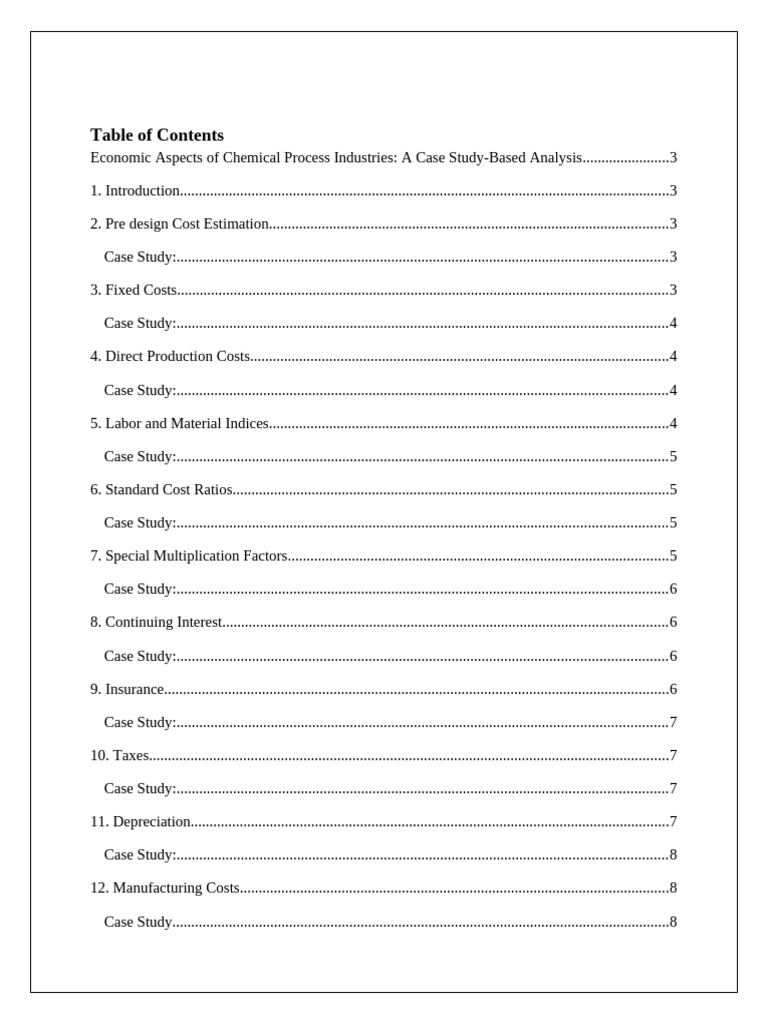 Engineering Economics in CPIs Case Study | PDF | Taxes | Depreciation
