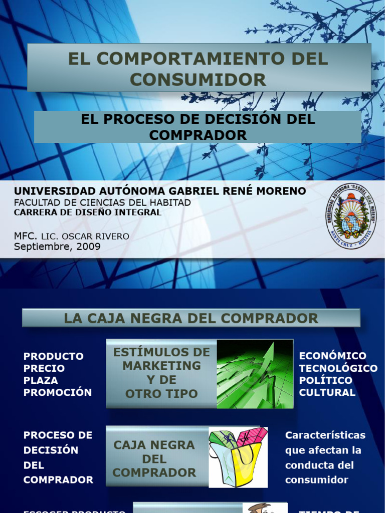 El consumidor y su comportamiento | PDF | Comportamiento | Motivación