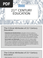 Critical Attributes of 21st Century Education | PDF | Multimedia ...