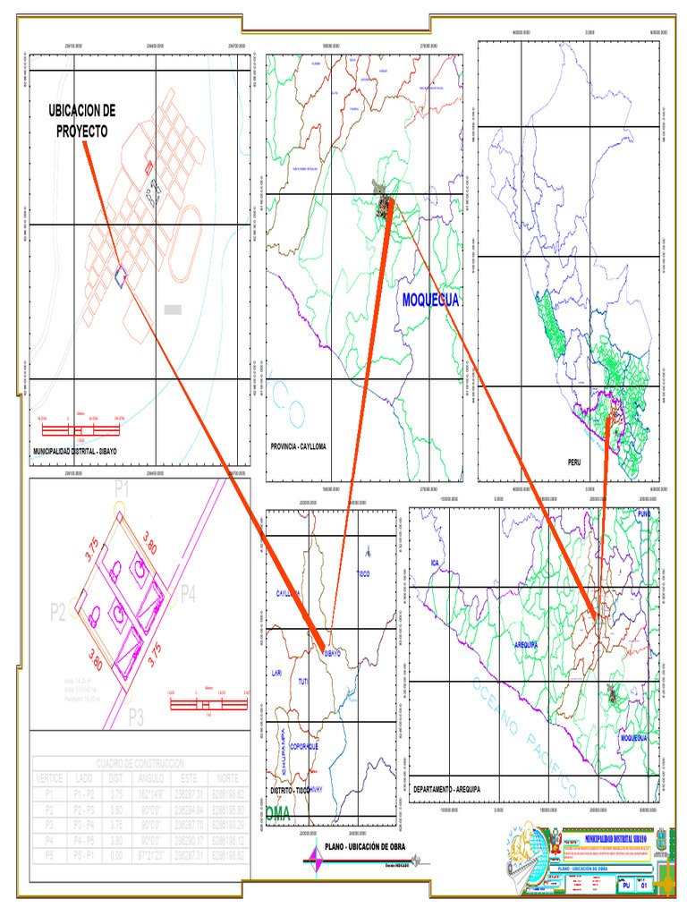 001-Plano de Ubicacion de Obra A3 | PDF
