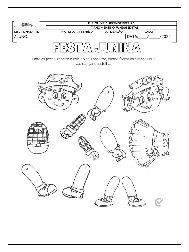 Ativ Arte Festa Junina | PDF