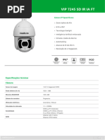 Datasheet - VIP 5460 LPR IA - Site | PDF | Câmera | Protocolo de transferência de arquivos